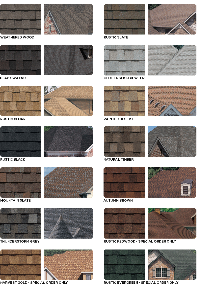 Tamko Shingle Colors