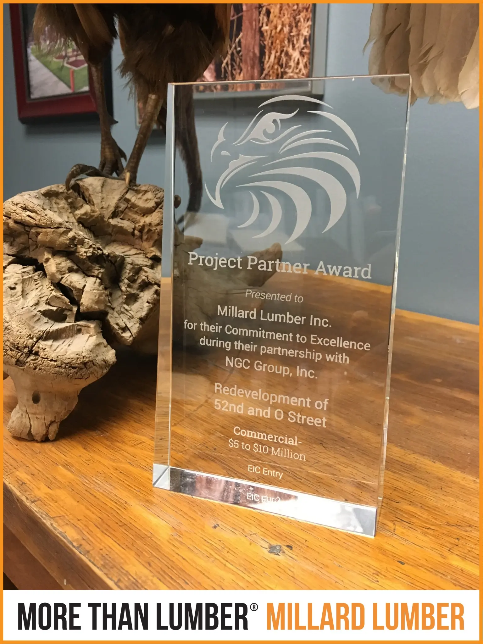 ACHIEVEMENTS - More Than Lumber. Millard Lumber